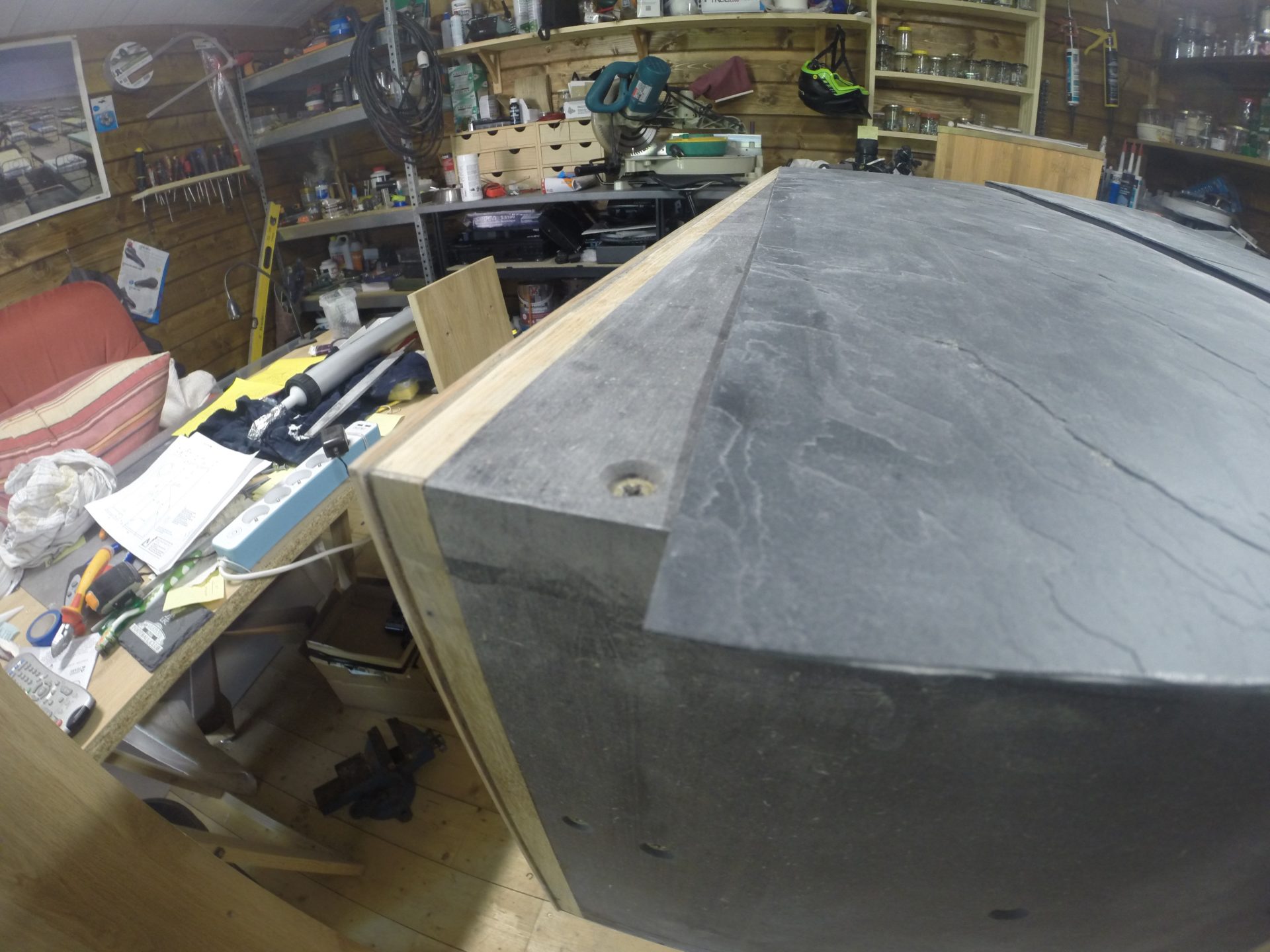 Oak and Slate Pensil 12 build by Simon Sterritt | KJF Audio